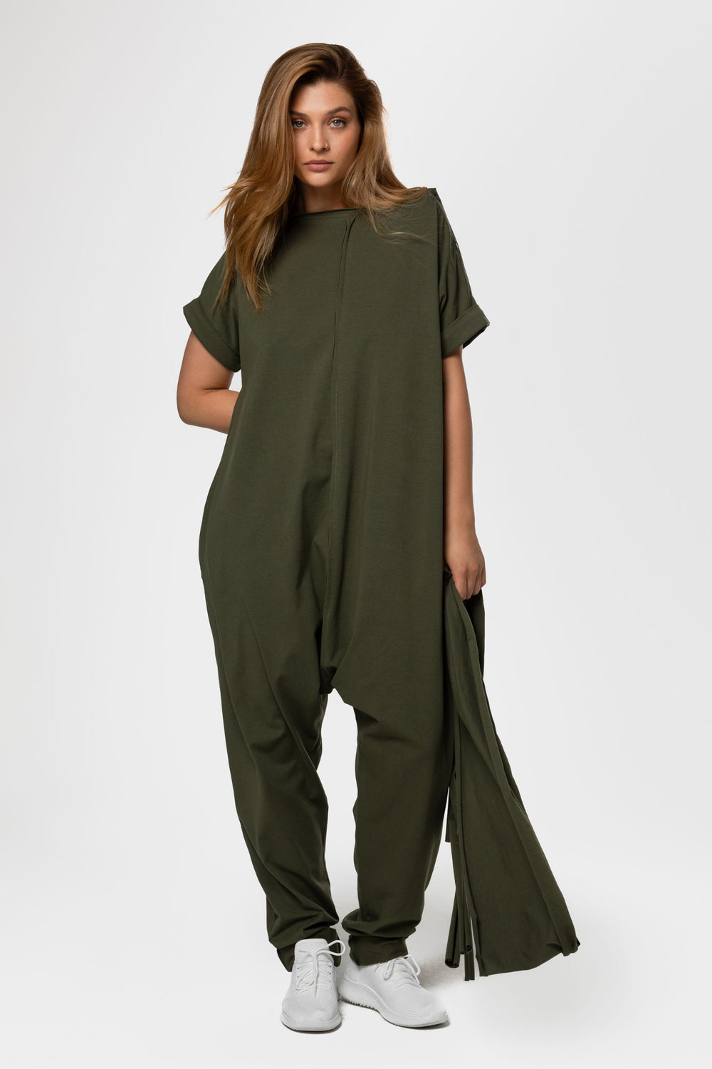Khaki Cotton Overall – MDNT45 | mdnt45.com