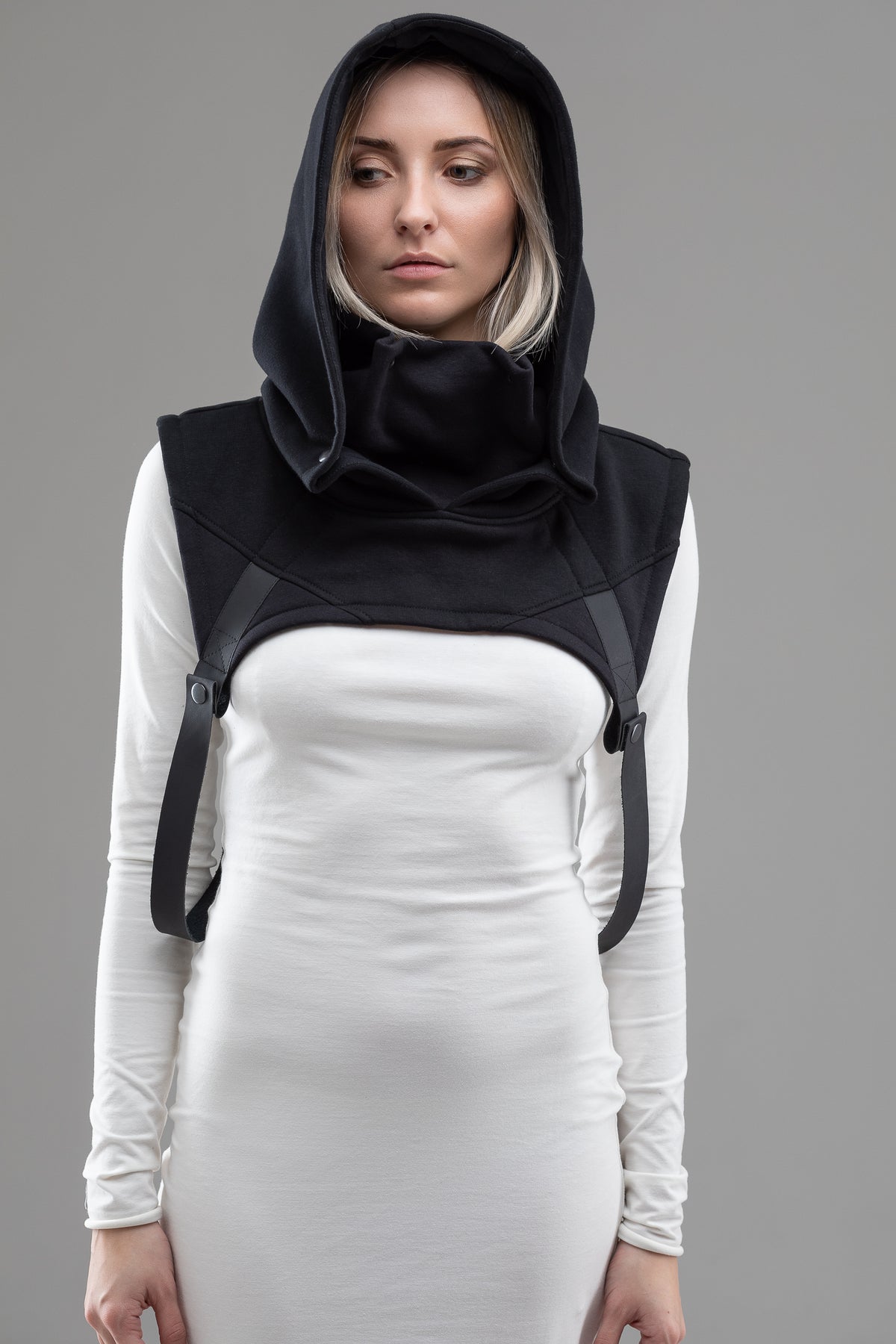 Gothic hooded cowl scarf – MDNT45 | mdnt45.com