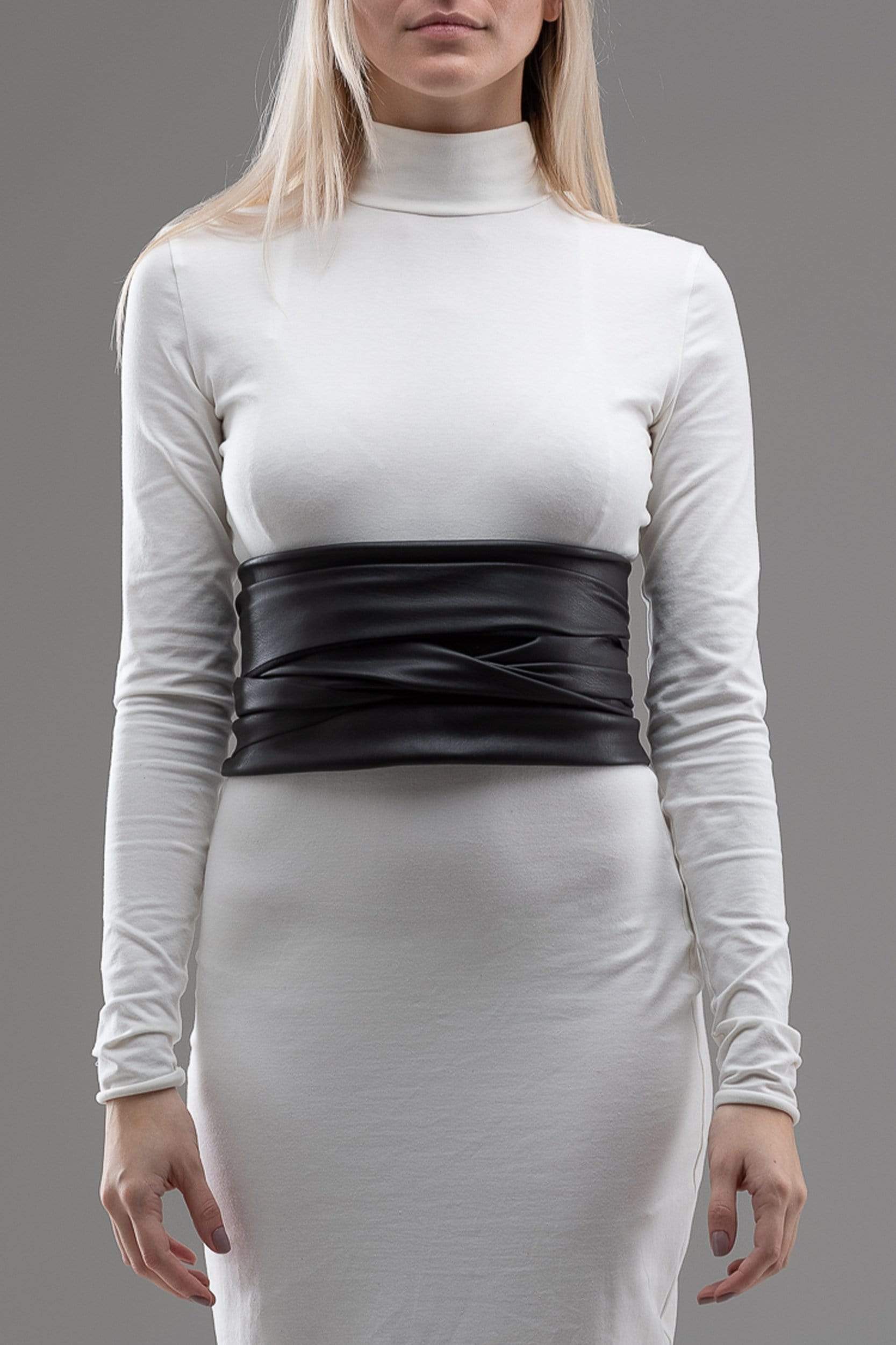 Faux leather kimono belt – MDNT45 | mdnt45.com